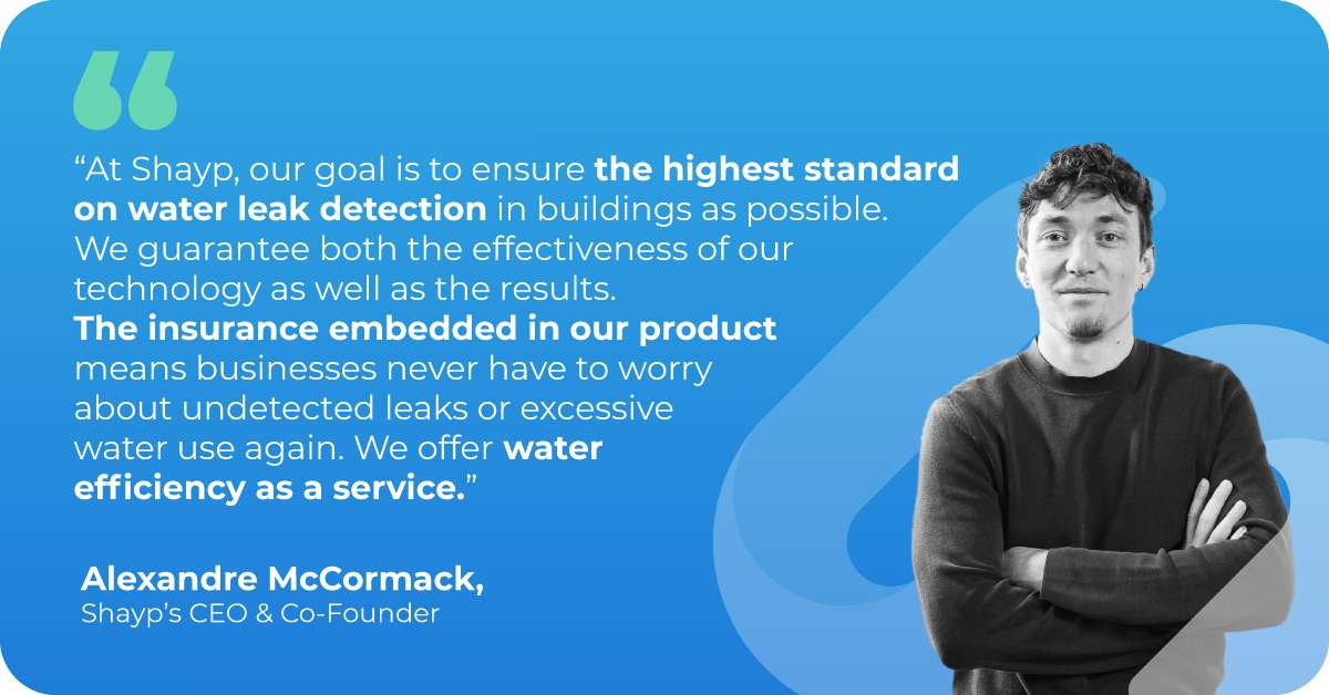 The first-ever insurance driving water efficiency